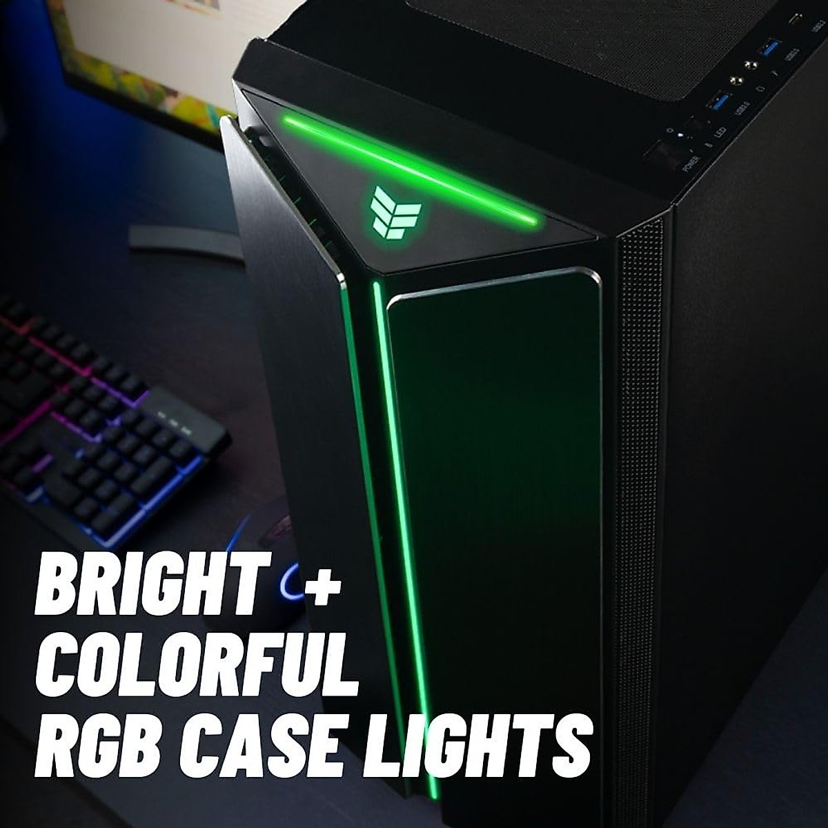 Empowered PC Mantis V2 Gamer Desktop (NVIDIA GeForce RTX 3070 (> 4060 TI), Intel 8-Core i7-11700F Processor, 32GB RAM, 512GB NVMe SSD + 2TB HDD, WiFi+BT, Windows 11 Home) Tower Gaming RGB Computer