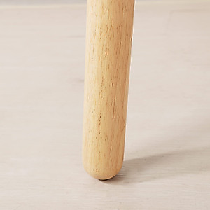 AFBKSS&BB Kids Table, Children Study Table Pre-School Kids Reading Desk Wood Baby Table with 4 wooden legs (Blue)