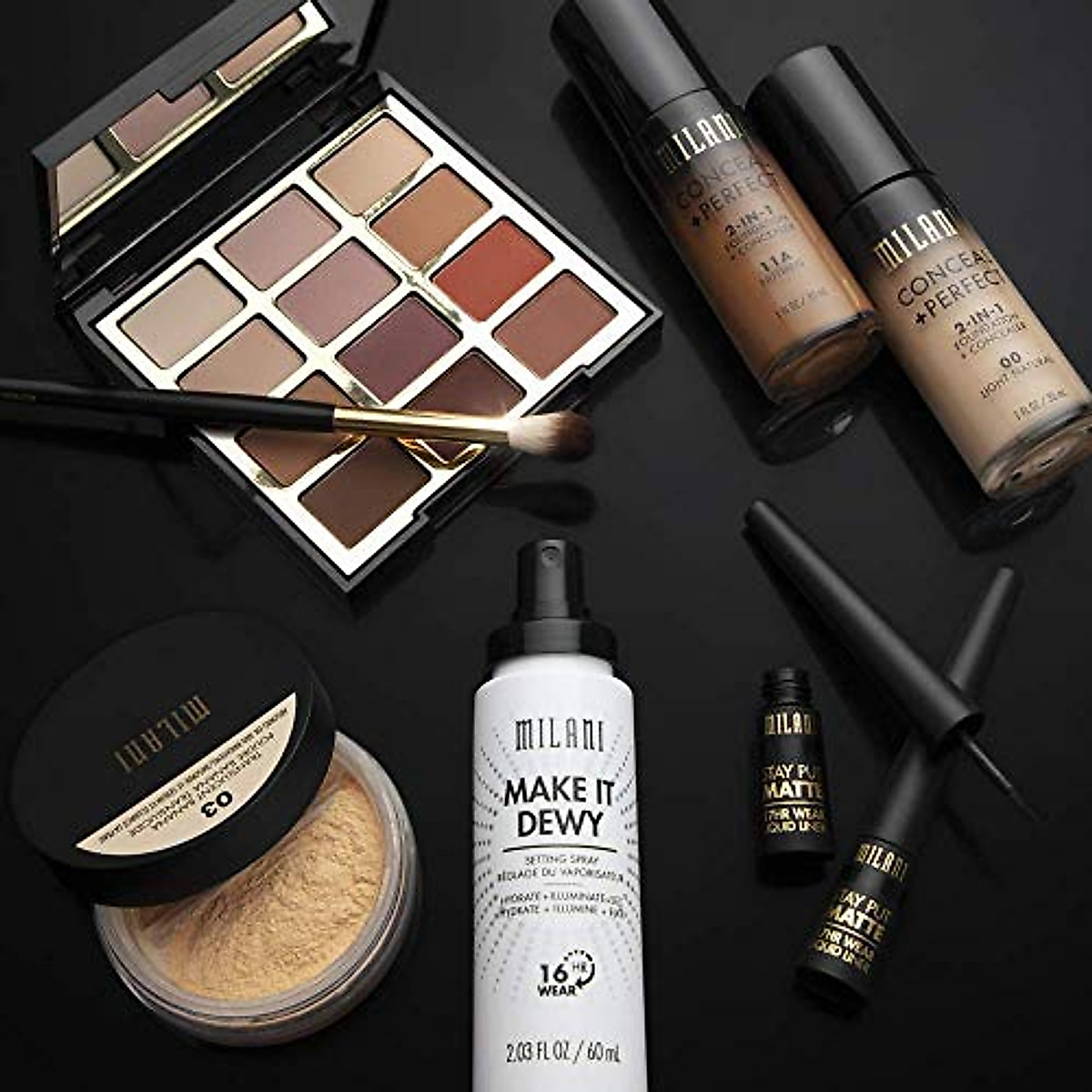 Milani Make It Dewy 3-In-1 Setting Spray - Hydrate + Illuminate + Set (2.03 Fl. Oz.) Cruelty-Free Makeup Setting Spray - Prime & Hydrate Skin for a Bright, Refreshing Look