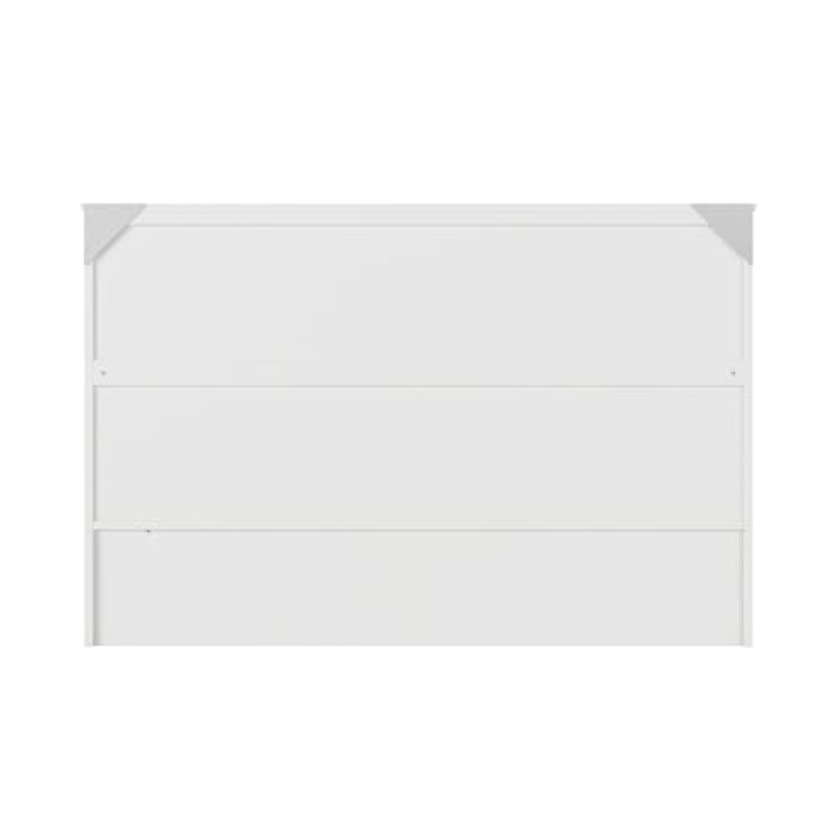 AFI, Aspen Mid-Century Modern Queen Solid Wood Murphy Bed Chest with Mattress in White