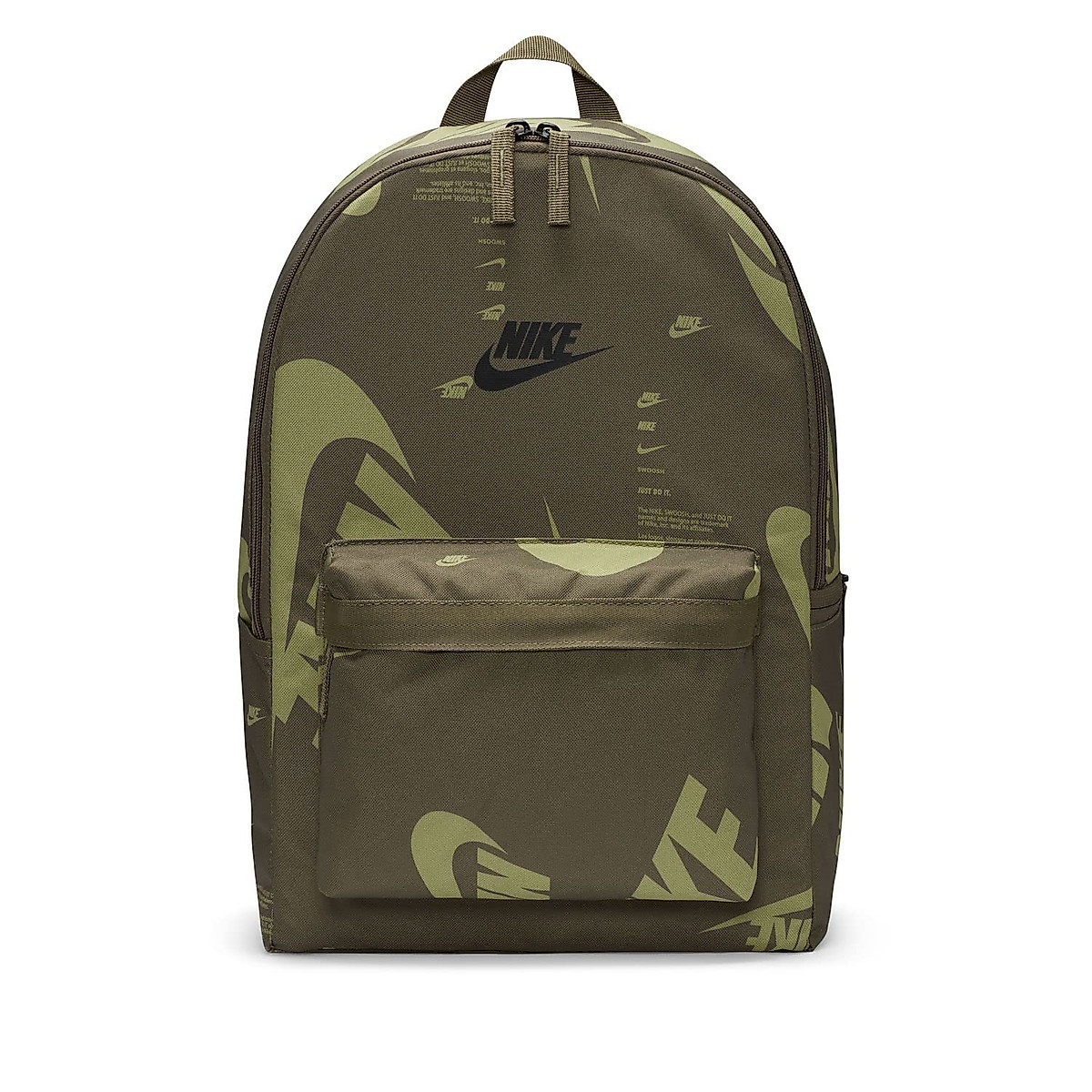 Nike Heritage 2.0 AOP Backpack DQ5956-222 MEDIUM OLIVE/BLACK, One Size