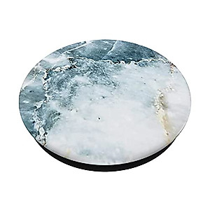 White Blue Illustration Abstract Pattern Phone Popper PopSockets Swappable PopGrip