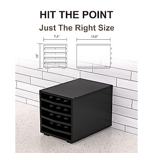 WELL WENG Coffee Pod Drawer (KK496) - Premium Bamboo, Compatible with K-Cups, 96 Pod Pack Capacity Rack, 4-Tier Holder & Storage, Kitchen Counter Organizer - Bown