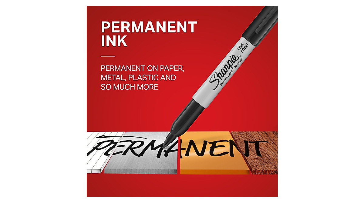 Sharpie Permanent Markers Set - Vibrant, Quick-Drying Fine Tip Markers