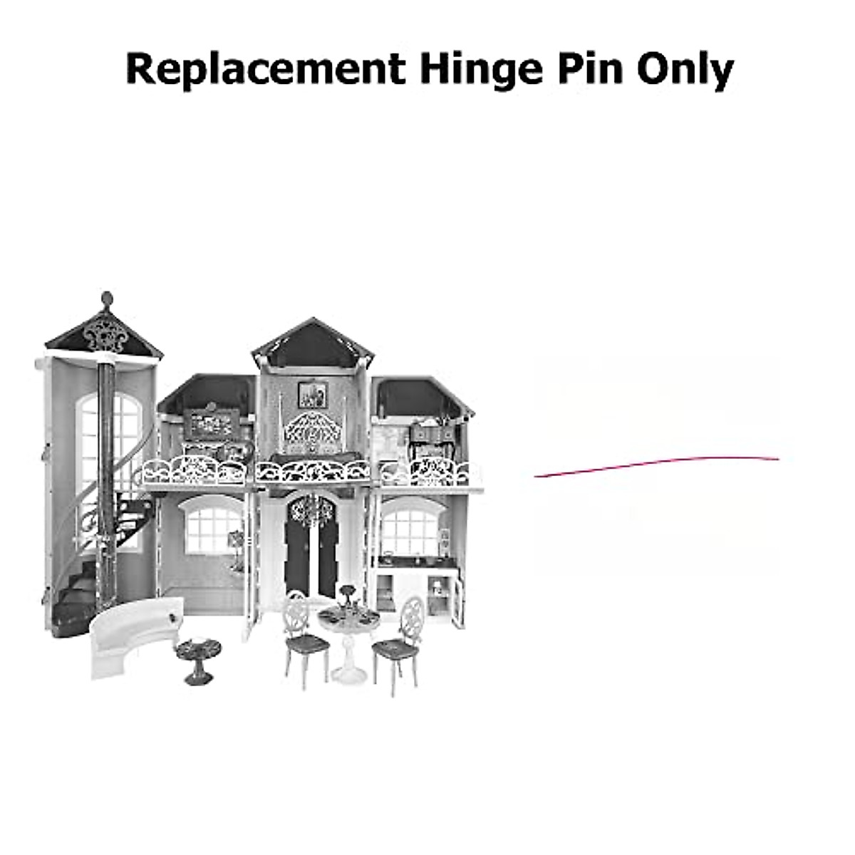 Replacement Part for Barbie Malibu House - BJP34 ~ Replacement Hinge Pin
