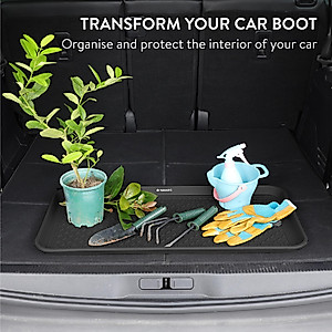 Navaris Set of 3 Shoe Drip Trays - Multi-Purpose Boot Tray for Rain Boots, Winter Boots, Sneakers - For Indoor and Outdoor Use in All Seasons - XL