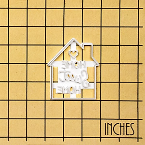 Housewarming Home Sweet Home cookie cutter, 1 piece - Bakerlogy