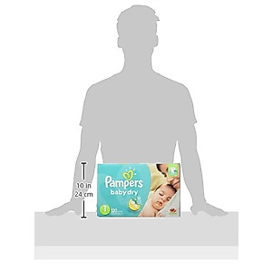Pampers Baby Dry Size 1 Diapers Super Pack - 120 Count