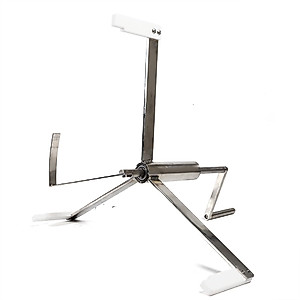 40cm Crepe Spreader Round Stainless Steel Crepe Batter Spreader Manual Non-Stick Pancake Pizza Batter Spreader Tool Crepe Maker Machine (Silver)