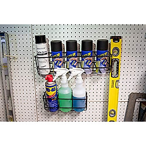 TCD Parts Spray Bottle Storage Rack - Mountable - Holds 3 Bottles - Heavy Duty