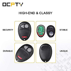 OCPTY 2X Flip Key Entry Remote Control Entry Remote key Fob for 01 02 03 04 05 06 07 08 09 10 11 12 for Chevy for GMC for Hummer for Isuzu L2C0007T 9364556-4575 10335582 10335583