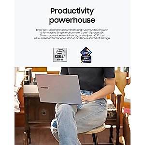 Samsung Galaxy Book Ion 13.3 Laptop| QLED Display and Intel Core i7 Processor | 8GB Memory | 512GB SSD | Long Battery Life and Windows 10 Operating System | (NP930XCJ-K01US) (Renewed)