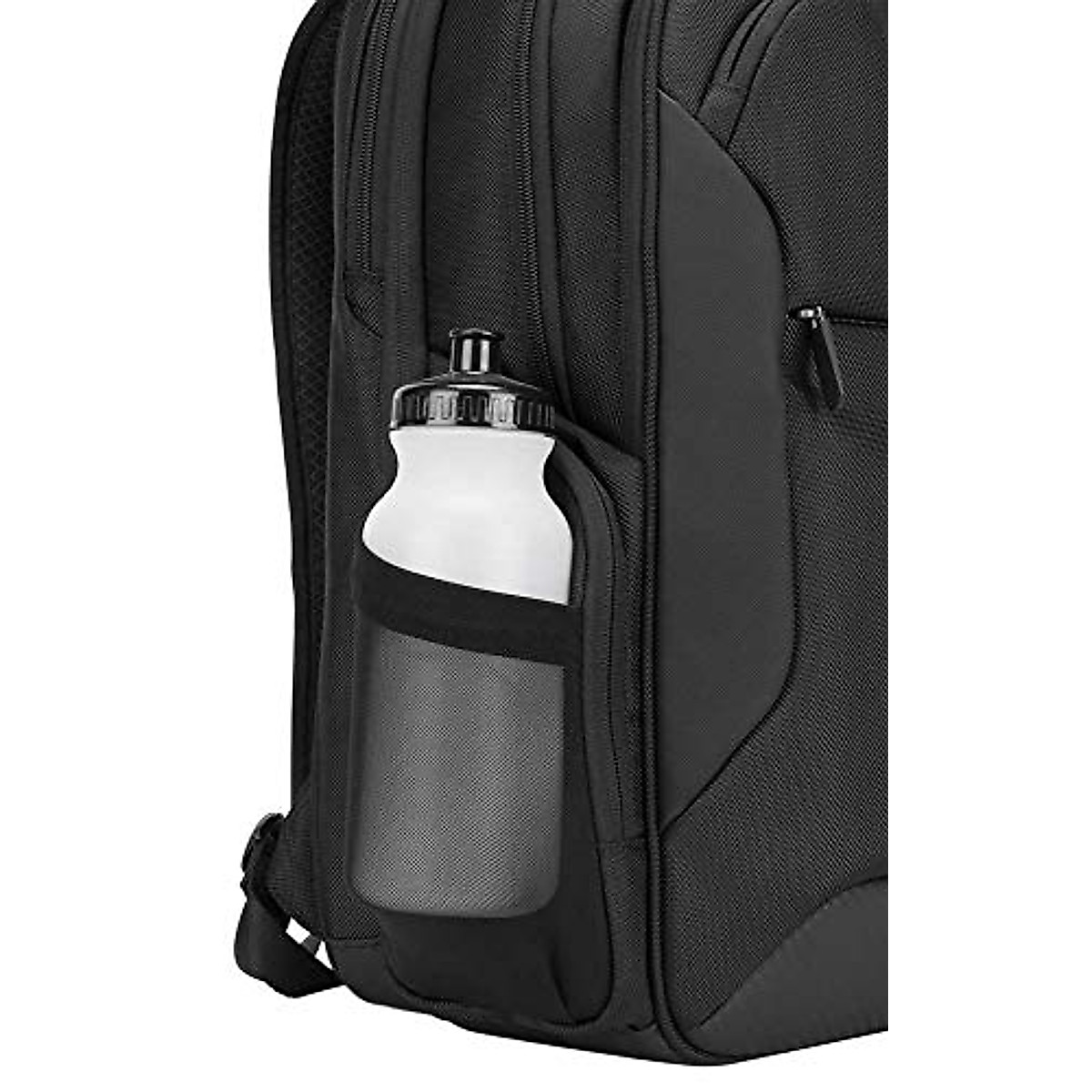 Targus Corporate Traveler Checkpoint-Friendly Professional Business Laptop Backpack with Protective Sleeve for 15.6-Inch Laptop, Black (CUCT02B)