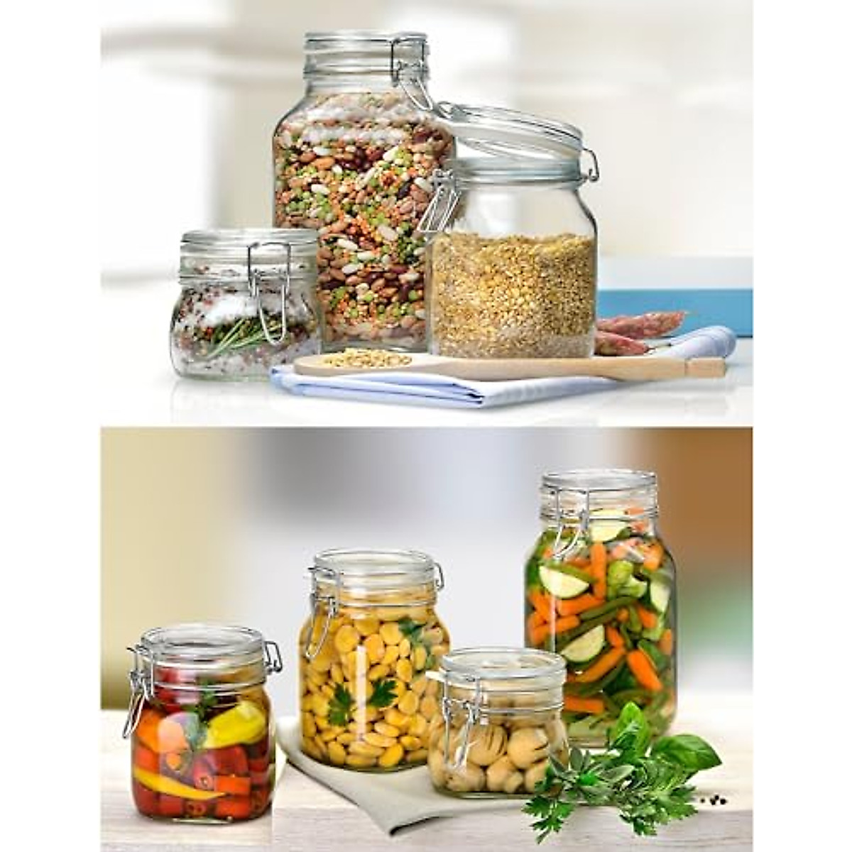 Bormioli Rocco 149280M04321991 food container, 25.25 oz, Clear