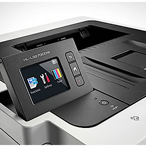 Brother HL-L32 70CDW Series Compact Digital Wireless Color Laser Printer - Mobile & NFC Printing - Auto Duplex Printing - Up to 25 ppm - Up to 250-Sheet Tray Capacity - 2.7" Touch + HDMI Cable