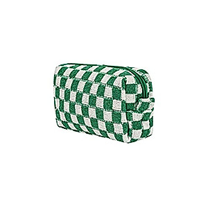 Checkered Pouch (Green/White)