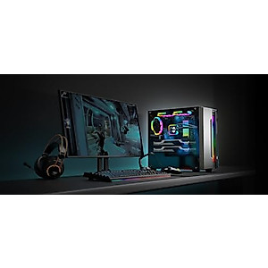 Cougar Gemini M Mini Tower Gaming Case with Addressable RGB and Dynamic Lighting Effects (Iron-Gray)