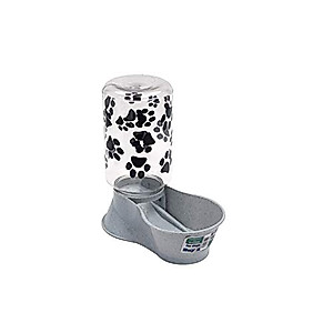 Lixit Reversable Water or Dry Food Feeders for Cats and Dogs (Large, Granite)