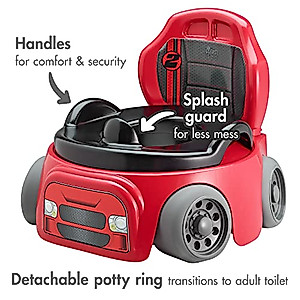 The First Years Training Wheels Racer Potty System | Easy to Clean and Easy to Use Potty Training Seat