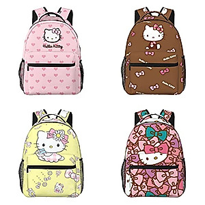 Danielle Nicole School Backpack For Boy Girl Poster Multifunction Side Mesh College Shoulder Bags Lightweight Large 15.7 In