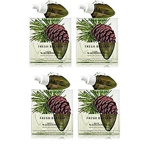 Fresh Balsam Wallflowers - EIGHT Refill Bulbs - Bath & Body Works