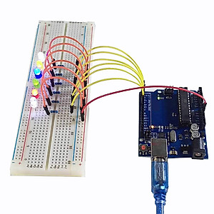 OSOYOO Basic Starter kit for Arduino with Controller Board and USB Cable Compatiable with UNO R3 Including Sampe Projects Programming with IDE