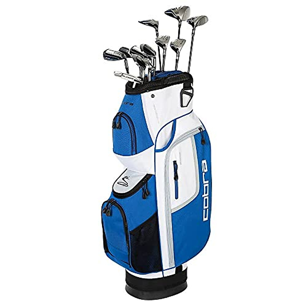 Cobra Golf Fly-XL Complete Golf Set-Graphite RH Cart Bag, BlackBlue