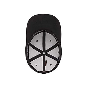 Flexfit Men's Cool & Dry Baseball Cap, Black, Large-X-Large
