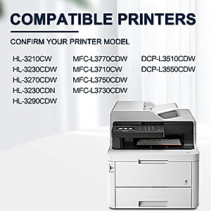 Van Enterprises Viviansky TN223Y TN-223Y Compatible TN-223 Toner Cartridge for Brother DCP-L3510CDW, MFC-L3770CDW-10CW-50CDW, HL-3210CW-30CDW-90CDW Printer Ink Cartridge(1 Pack, Yellow), VK-TN223Y-1Y