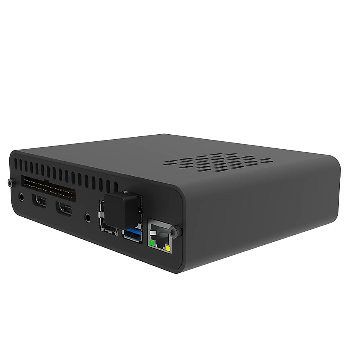GeeekPi DeskPi Pro V2 2.5'' SATA HDD/SSD NAS Storage Kit for Raspberry Pi 4, Set-Top Box with ICE Tower Cooler & Power Supply for Raspberry Pi 4 Model B (NOT Include Raspberry Pi Board)