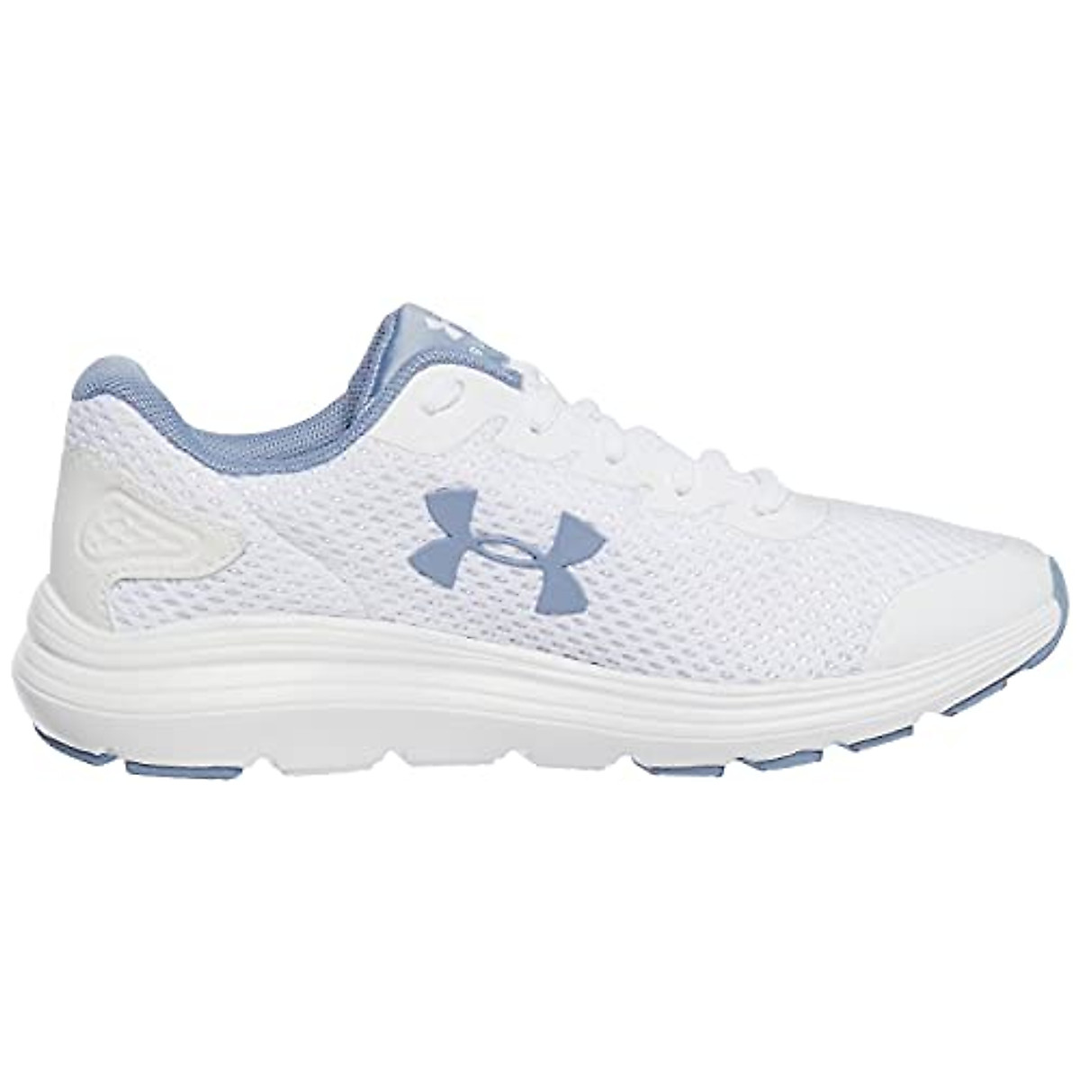 Under Armour Women's Surge 2 Running Shoe, White (106)/White, 8