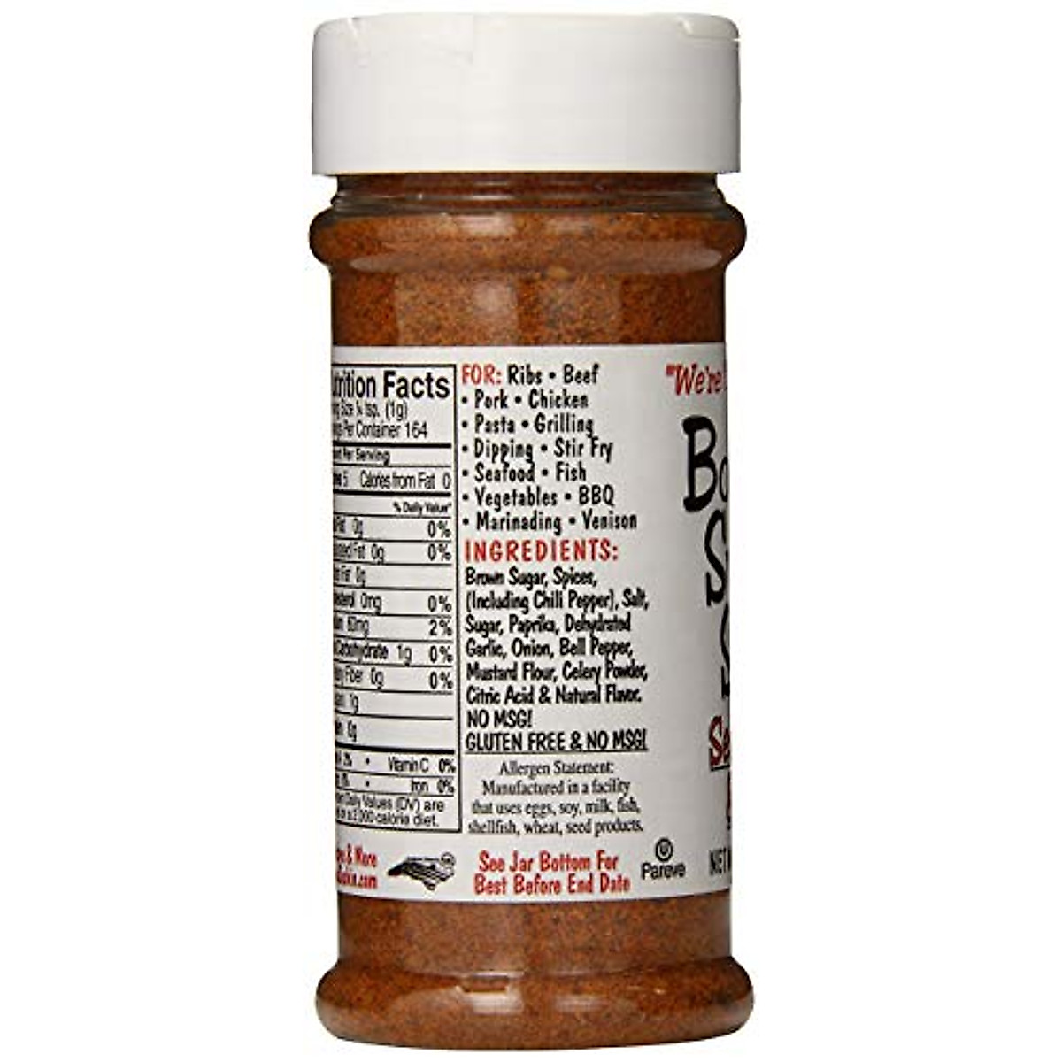 Bone Suckin' Sauce Bone Suckin' Original Seasoning and Rub, 5.8 Ounce