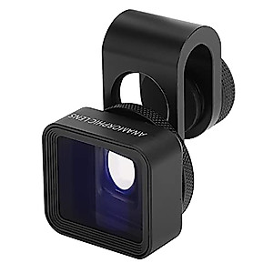 1.33X Anamorphic Lens for iPhone for Android, Wide Screen Deformation Filmmaking Lens, Video Maker Universal Optical Phone Lens