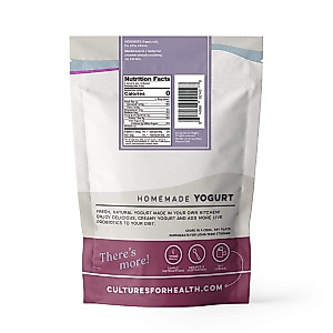 Cultures for Health Skyr Icelandic Yogurt Starter Culture | 2 Packets Heirloom Mesophilic Active Cultures for Yogurt Making | DIY Probiotic Yogurt for Stronger Gut Health | No Yogurt Maker Required