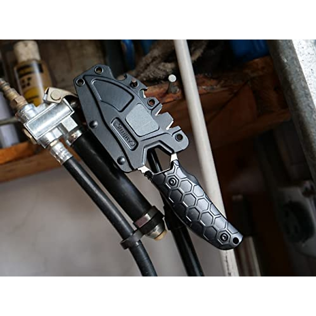 CAMILLUS Comb 7.25" Clip Point Blade Durable Corrosion-Resistant 420 Stainless Steel Outdoor Survival Hunting Fishing Camping Fixed Blade Knife, Molded Sheath with 4 Additional Functions Included