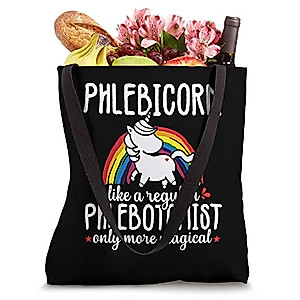 Funny Unicorn Phlebotomist Phlebotomy technician Nurse RN Tote Bag
