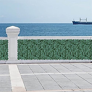 Artificial Ivy Privacy Fence Screen Artificial Hedges Fence Vine Leaf Decoration Lattice Panels for Outside Ivy Privacy Screen Fence Panel