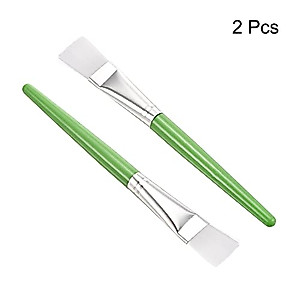 PATIKIL Succulent Cleaning Brush 2Pack 152mm Gardening Tools Plant Brush for Garden Green Handle