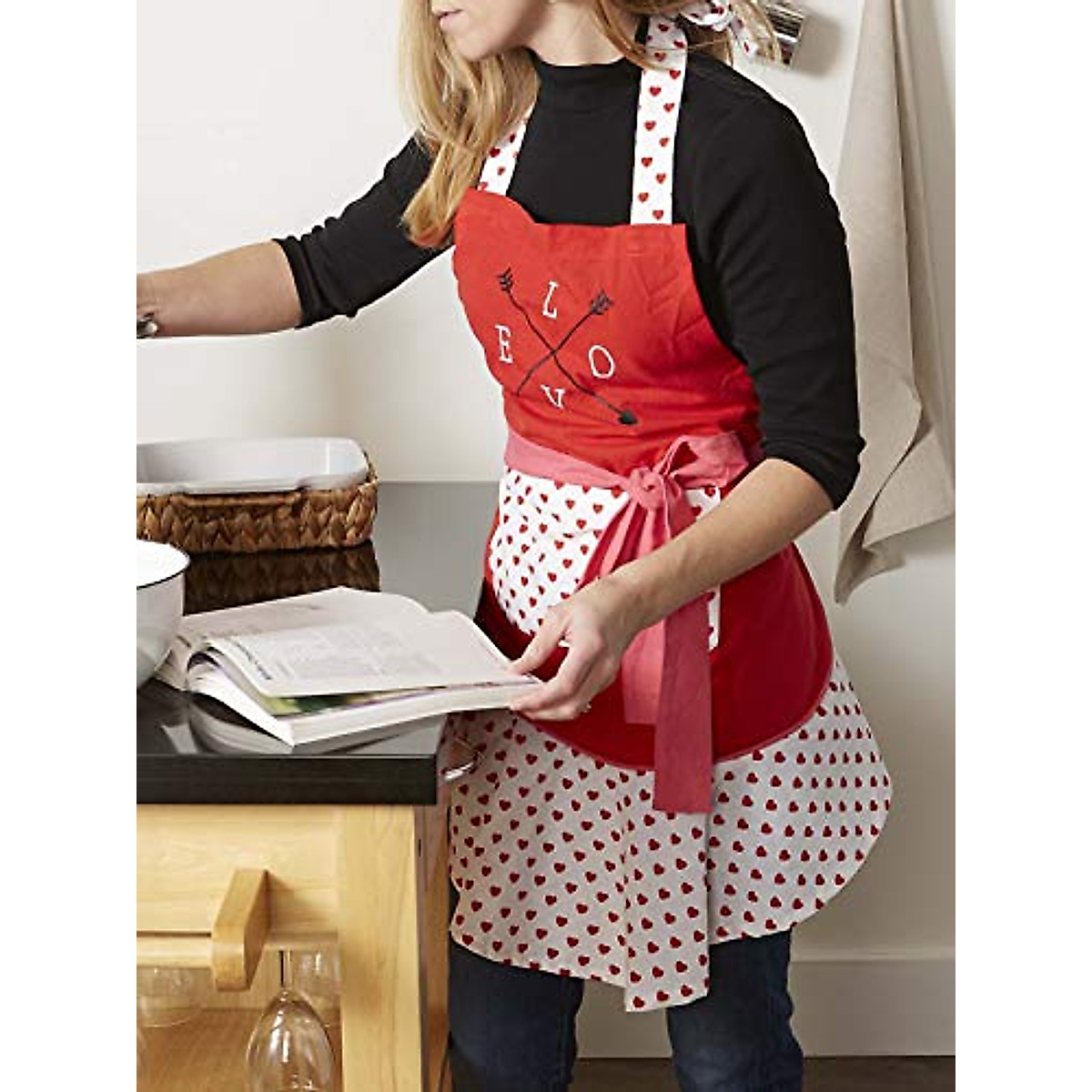 DII Valentine's Day Collection Kitchen, Apron, Love Struck
