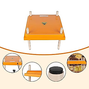 Toriexon Brooder Heater Plate 12” x 12”, Hens-Like Warmth Heat Plate for Chicks, Safety Yellow Chicken Warmer for Brooder