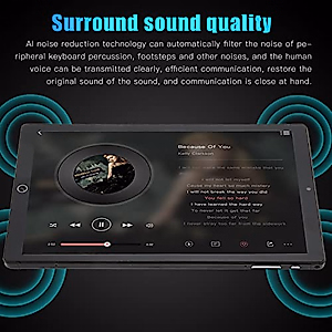 Jectse 10.1 inch Tablet, 2.4G 5G WiFi Tablet 6GB 128GB, 5MP 13MP Dual Camera, Touch Screen Tablet, 6000mAh Octa Core Black Tablet for 11
