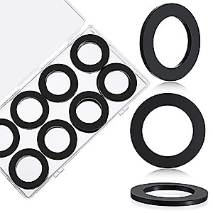 30 Pack 1-1/2 Inch Oversize Union Washer Flat Plumbing Slip Joint Washer Rubber Flat Washer Rubber Washers for Piping and Plumbing Systems