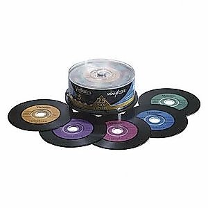 Digital Vinyl Standard 120mm CD-R Media 700MB Native Logo Printed 120mm Standard