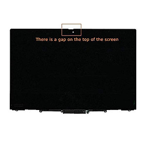 WARWOLFTEAM 14" FHD 1920x1080 LCD Screen IPS LED Touch Display with Touch Control Board and Bezel Assembly Compatible with Lenovo Thinkpad X1 Yoga 3rd Gen. FRU: 01YT242 01YT243 01AY922 01AY923