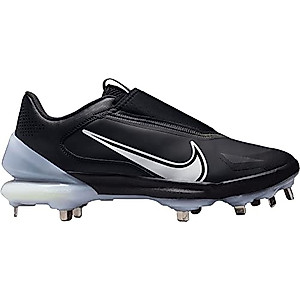 Nike Force Zoom Trout 8 Pro CZ5915-010 Black-White Men's Metal Baseball Cleats 10.5 US