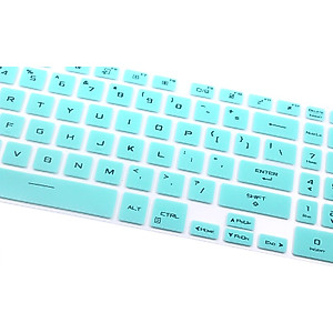 Keyboard Cover Compatible for 2022 ASUS TUF Gaming F15 FX507 Laptop, 2022 ASUS TUF Dash 15 Gaming FX517, ASUS TUF Gaming A15 2022, ASUS TUF Gaming A17 FA707 2022, ASUS TUF Gaming F17 FX707 2022 - Mint