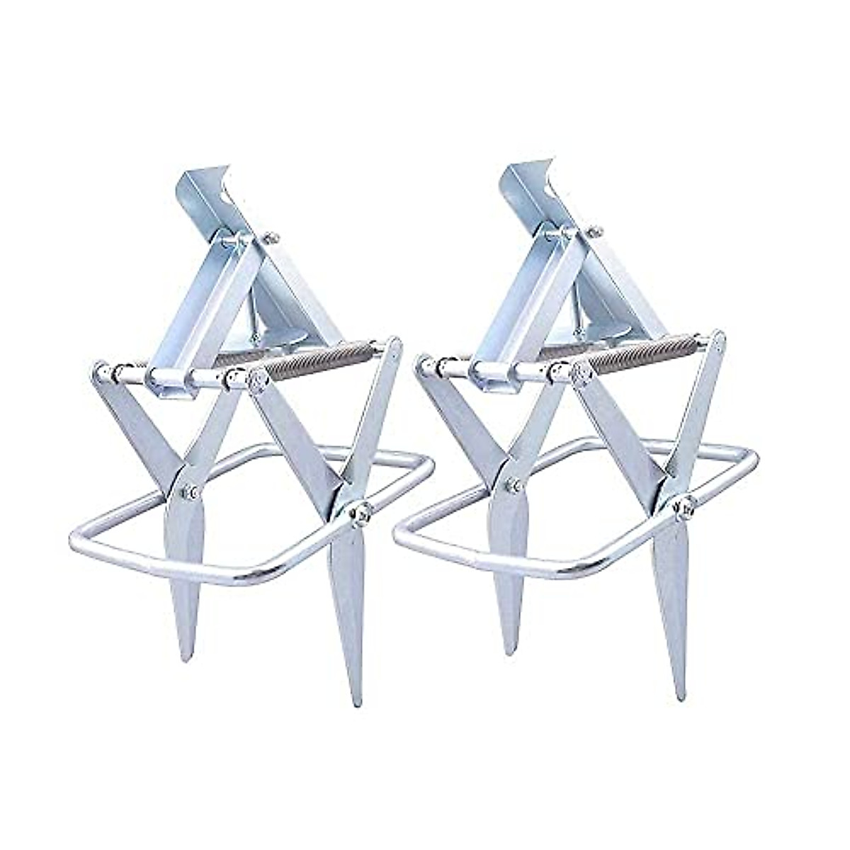 FPS (2 Pack Easy Set Mole Traps Easy One-Step, Out-of-Sight, Galvanized Steel Sold ONLY by Fox Peak Supply