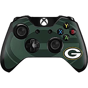 Skinit Decal Gaming Skin compatible with Xbox One Controller - Officially Licensed NFL Green Bay Packers Double Vision Design