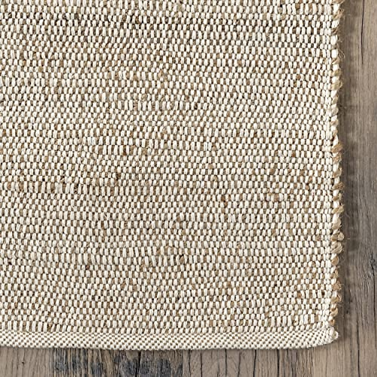 NuLOOM Elfriede Farmhouse Jute Blend Area Rug, 7' 6" x 9' 6", Natural