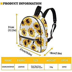 Youngerbaby Blue Dragonfly Print Women Backpack Purse PU Leather Ladies Shoulder Bags Rucksack Zipper Pocket Double Strap Handbags Anti-theft Satchels